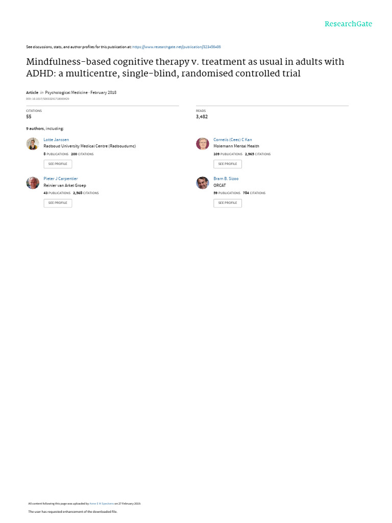 Jansen Psychol Med 2018 | PDF | Attention Deficit Hyperactivity ...