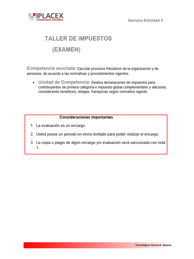 TA_6-ex | PDF | Impuestos | Comercio
