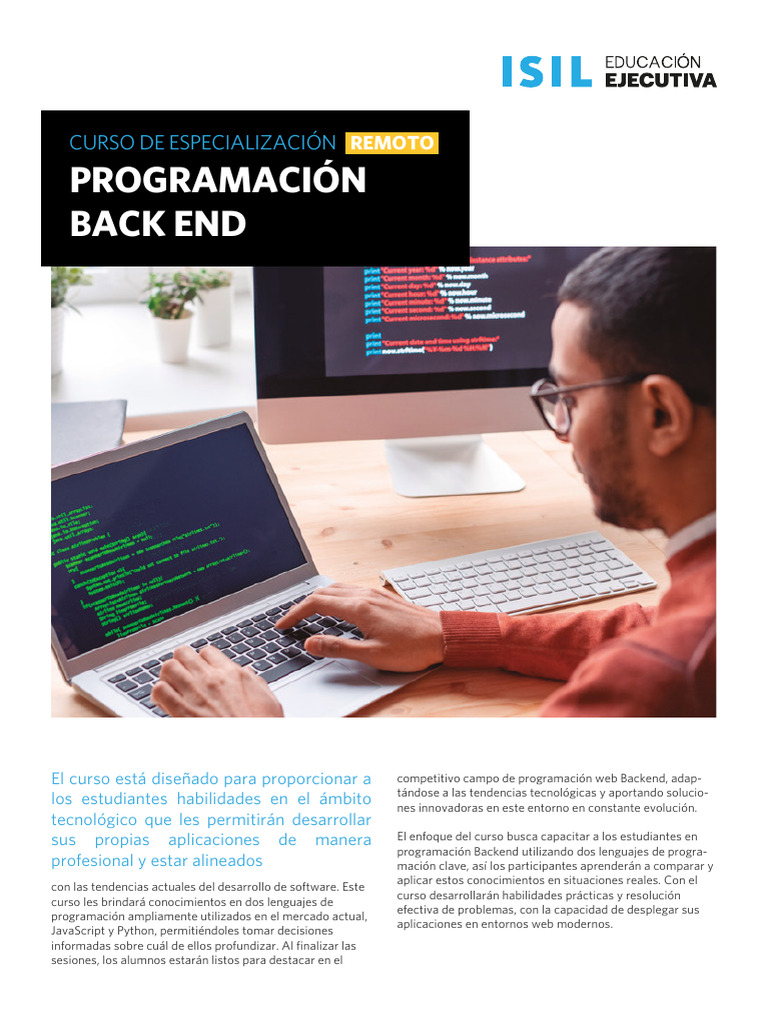 CC Programacion Back End | PDF | Lenguaje de programación | Script Java