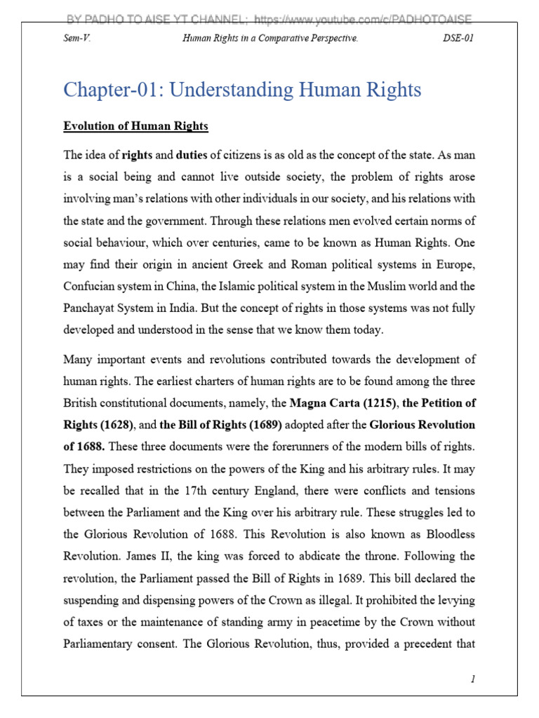 Evolution of Human Rights Overview | PDF | International Labour ...
