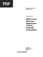 Army AGSU Wear Guide | PDF