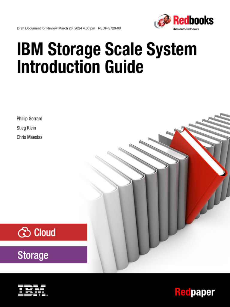 redp5729 • IBM Storage Scale System Introduction Guide | PDF | Computer Cluster | Scalability