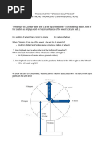 Ferris Wheel Height and Motion Problems | PDF