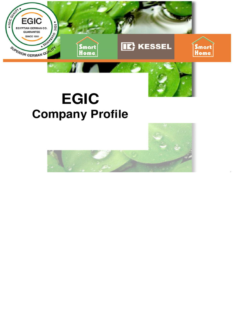 EGIC: Leading Plumbing Solutions in Egypt | PDF | Plumbing | Pipe ...