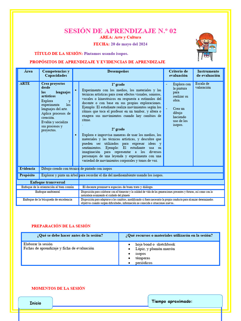 Arte - Pintamos Con Isopos | PDF | Aprendizaje | Evaluación