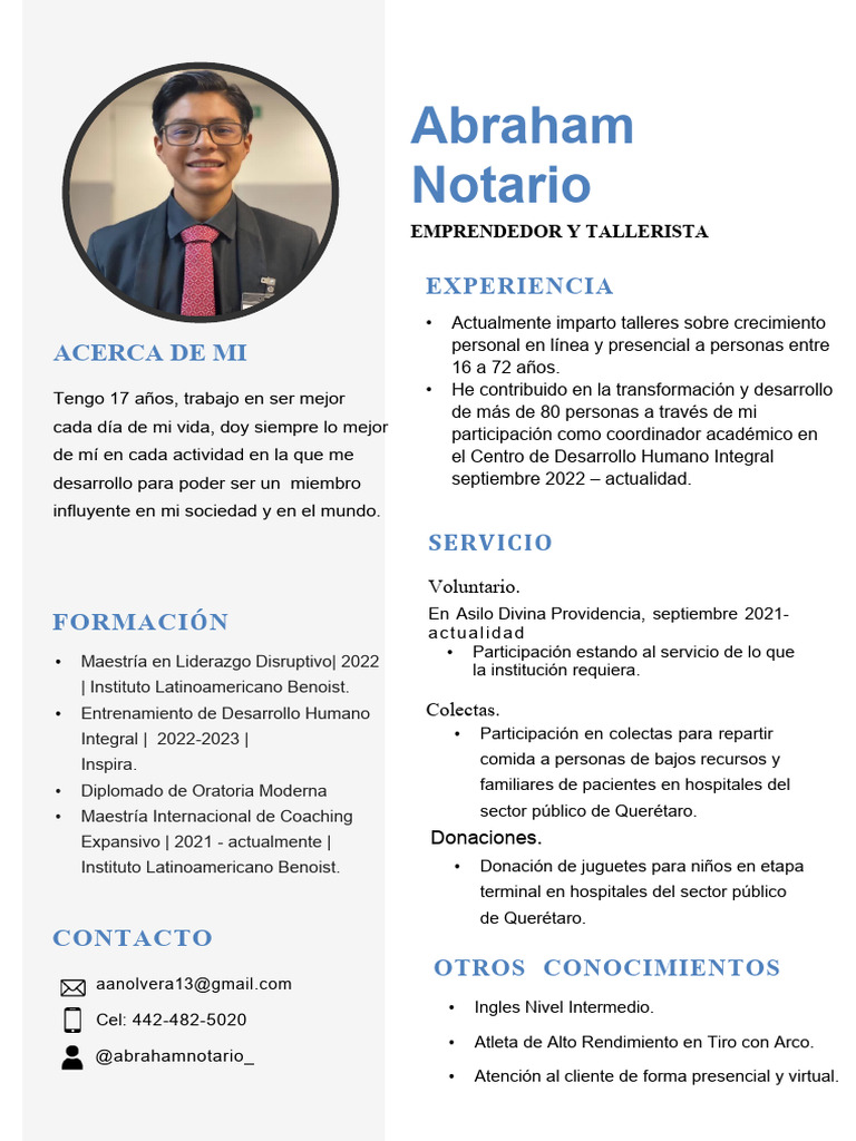 CV Abraham Notario | PDF