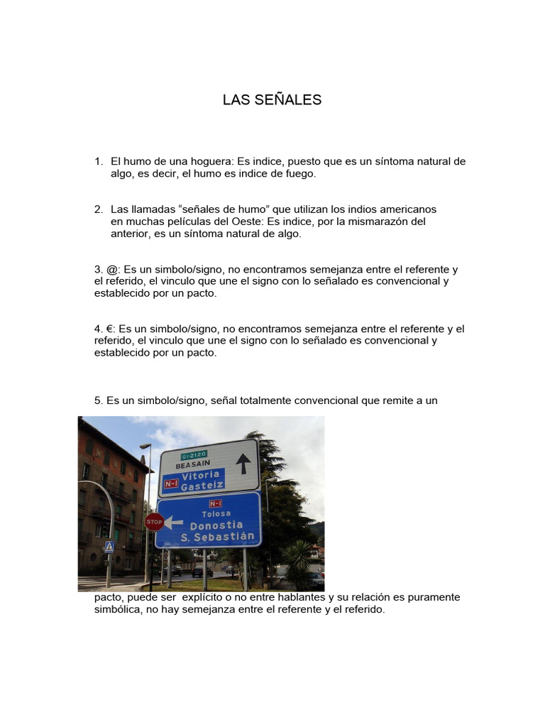 Señales - Lingüística | PDF | Los símbolos | Icono