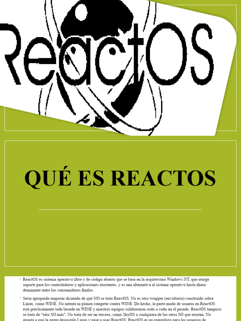 Presentación | PDF | Windows Nt | Microsoft Windows
