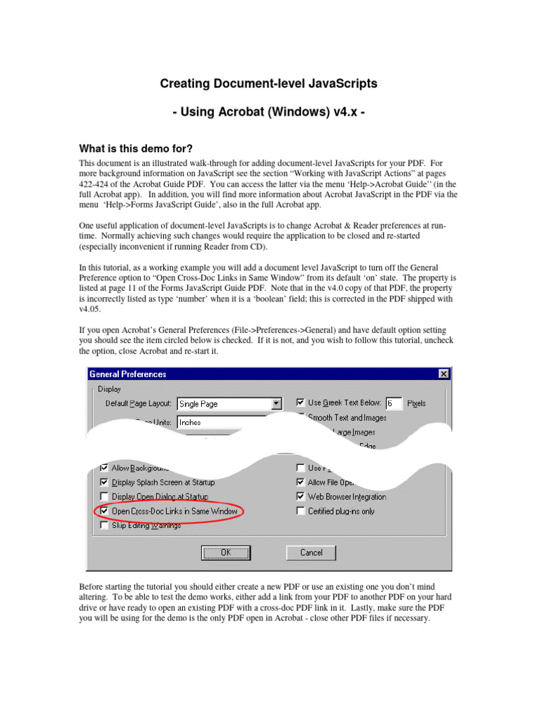 Level | PDF | Java Script | Scripting Language