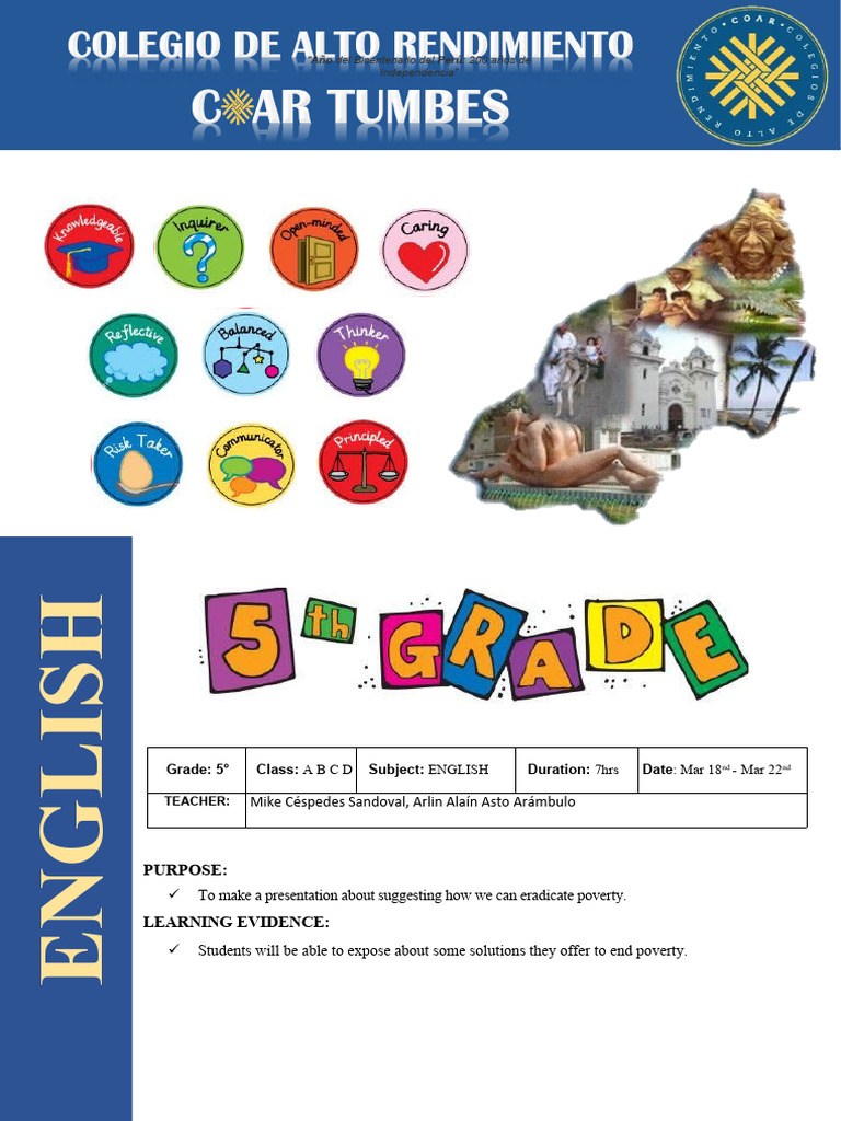 5TH - Unit 1 - Dmpa 3 | PDF | Stress (Linguistics) | Linguistics