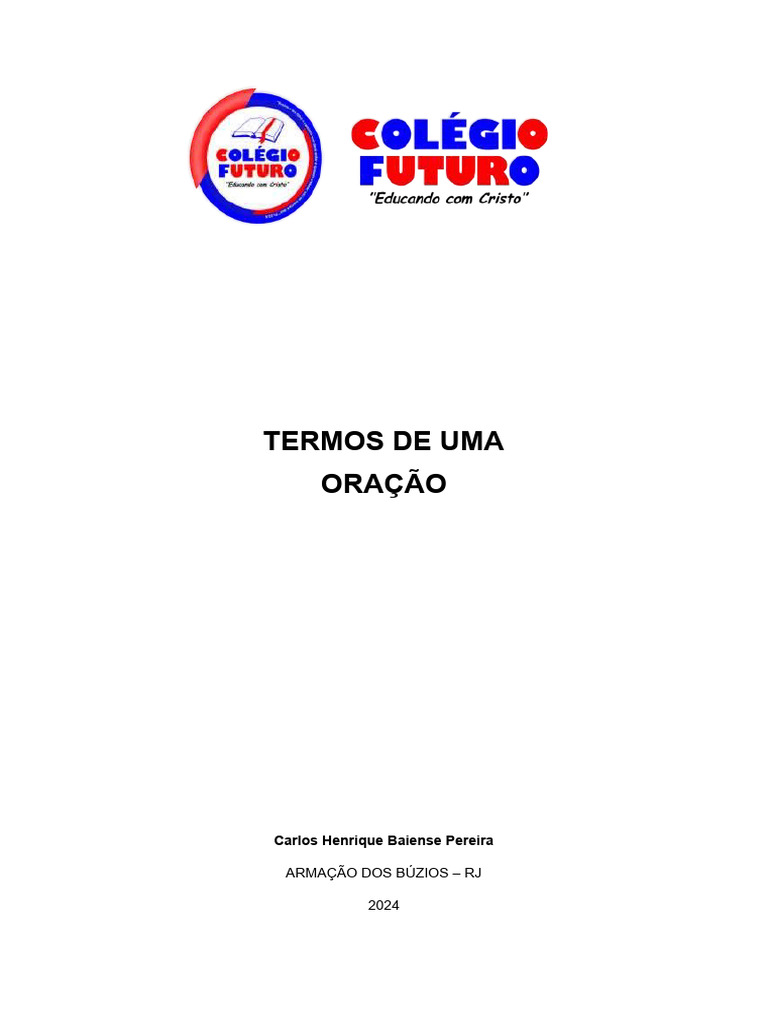 Modelo de Trabalho Pika 2 | PDF | Assunto (gramática) | Predicado (gramática)