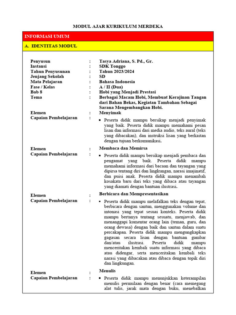 Modul Ajar Bab 8 Done Pdf