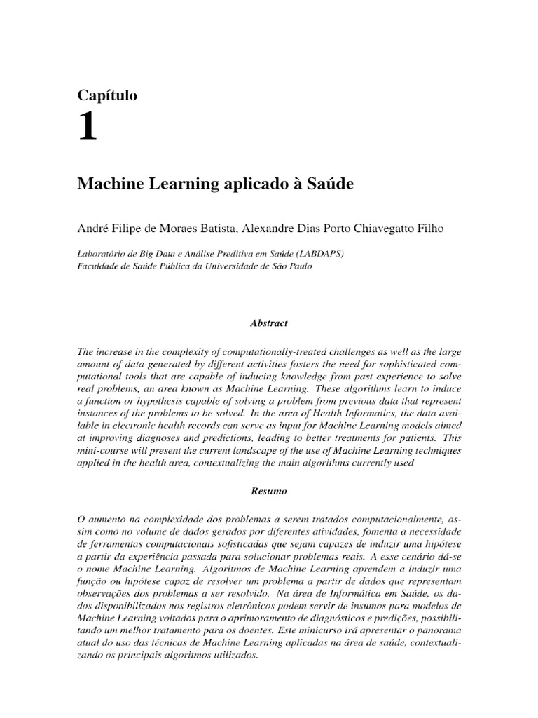 Livro Machine Learning Andre | PDF