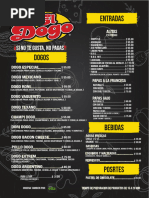 Menú y precios de Aluchic | PDF | Taco | Cocinando