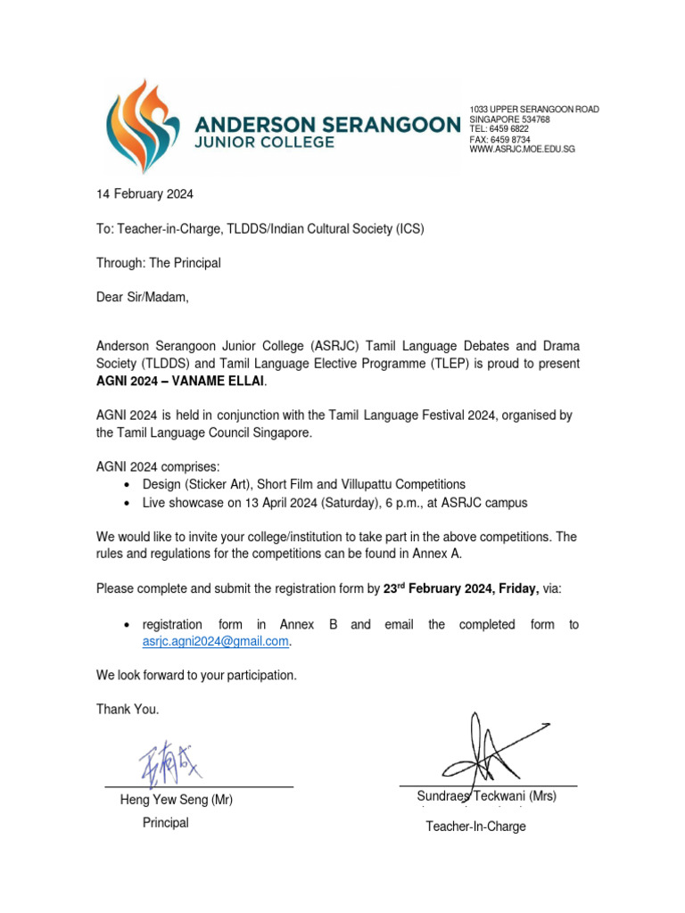 Asrjc Agni Circular 2024 | PDF
