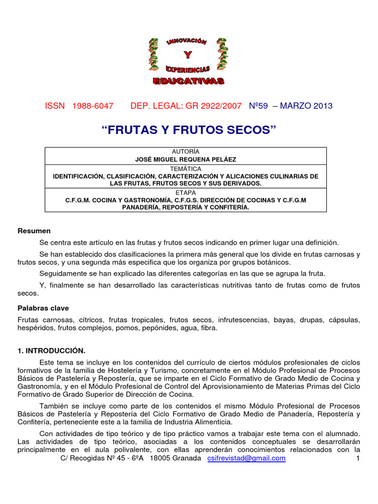 Jose Requena 2 | PDF | Nuez | Naranja)