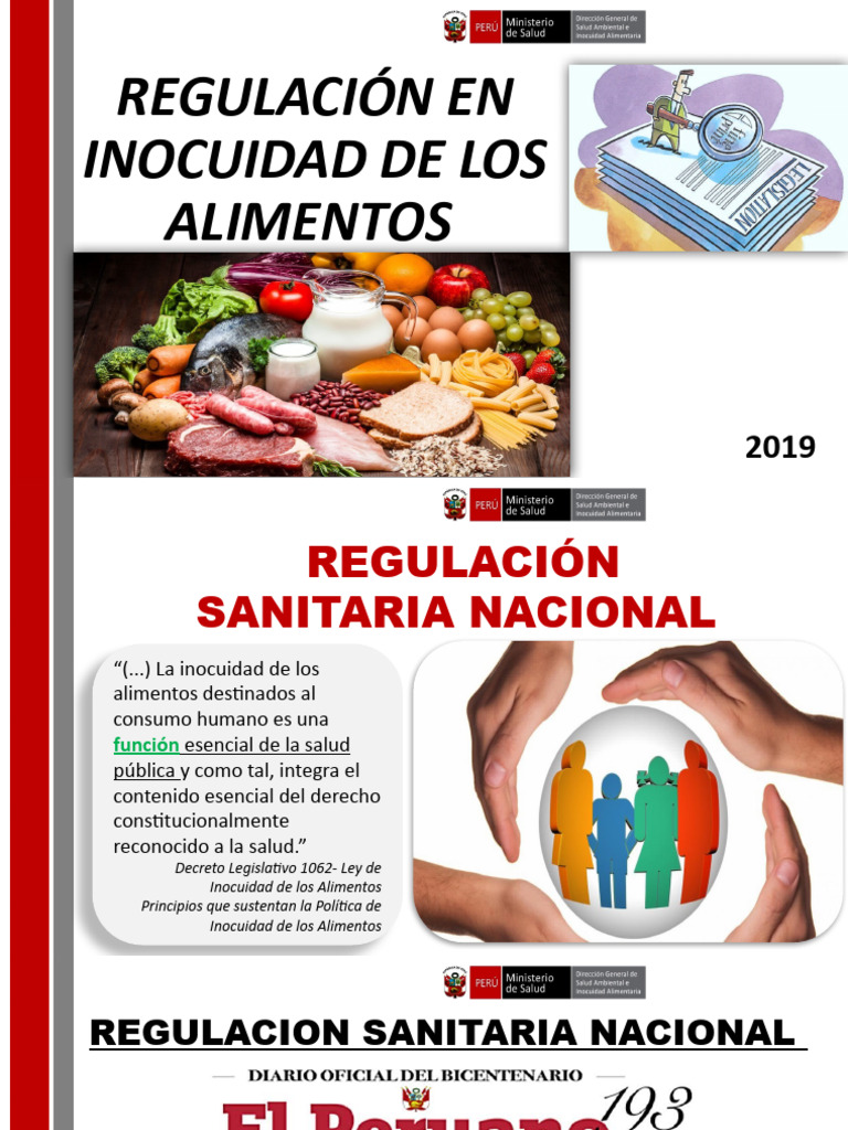 1 REGULACION EN INOCUIDAD DE ALIMENTOS | PDF | Seguridad alimenticia | Alimentos