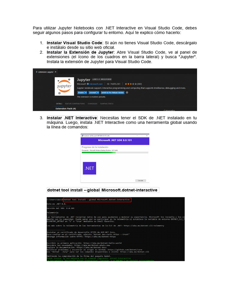 Jupiter Notebook Visual Studio Code | PDF | Programación de ... Jupiter Notebook Visual Studio Code | PDF | Programación de ...