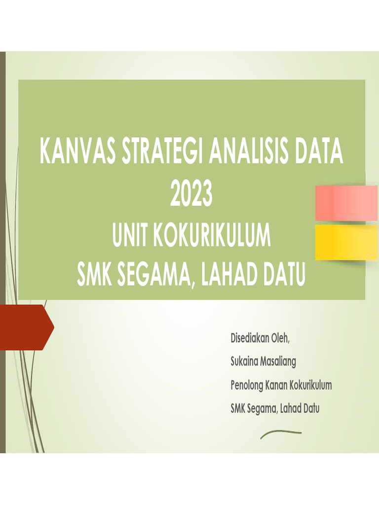 Kanvas Analisis Data 2023 | PDF