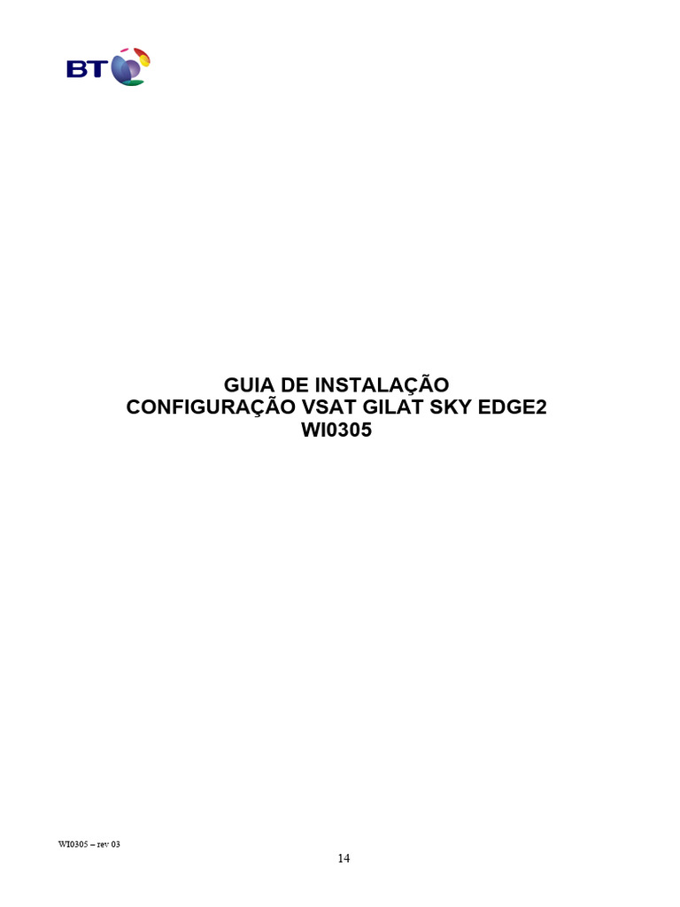 Guia de Instalação VSAT Gilat SkyEdge2 | PDF | Endereço de IP | Redes ...