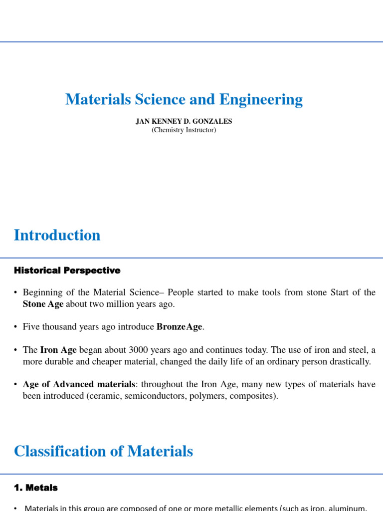 Chem 114 - MSE | PDF | Materials Science | Solid