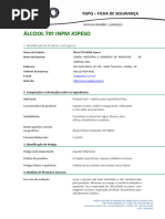 Ficha Tecnica - Atomic 70 - Rev02 | PDF | Desinfetante | Química