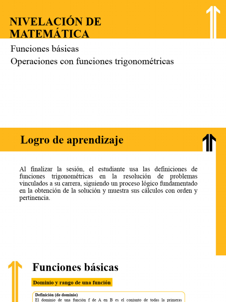 Funciones Básicas y Operaciones Con Funciones Trigonométricas | PDF | Función (Matemáticas ...