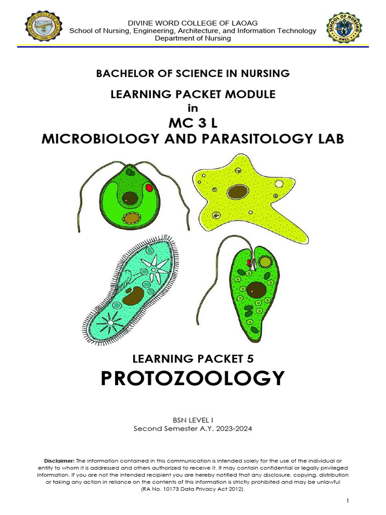 Mc3 Learning Packet 5 Lab | PDF | Protozoa | Organisms