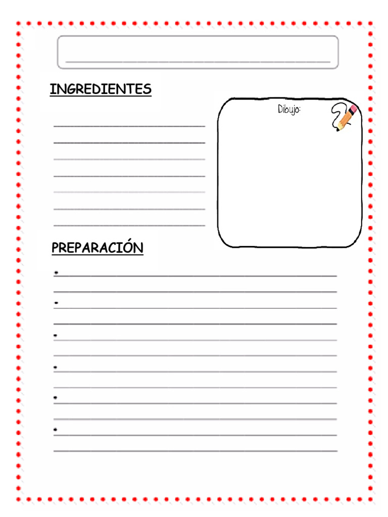 Formato Texto Instructivo La Receta | PDF