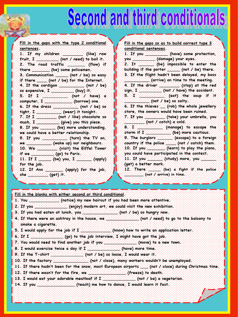 Tasks On Second-And-Third-Conditionals. | PDF