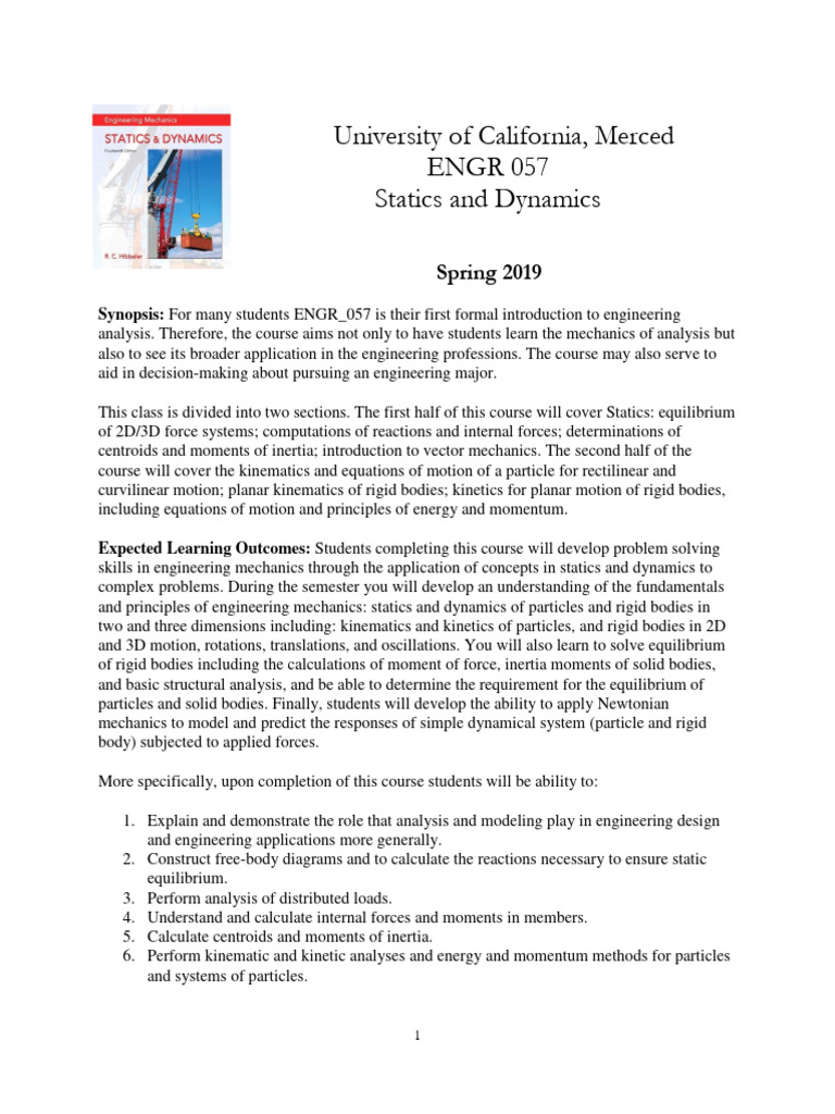 Statics & Dynamics 2 | PDF | Force | Classical Mechanics