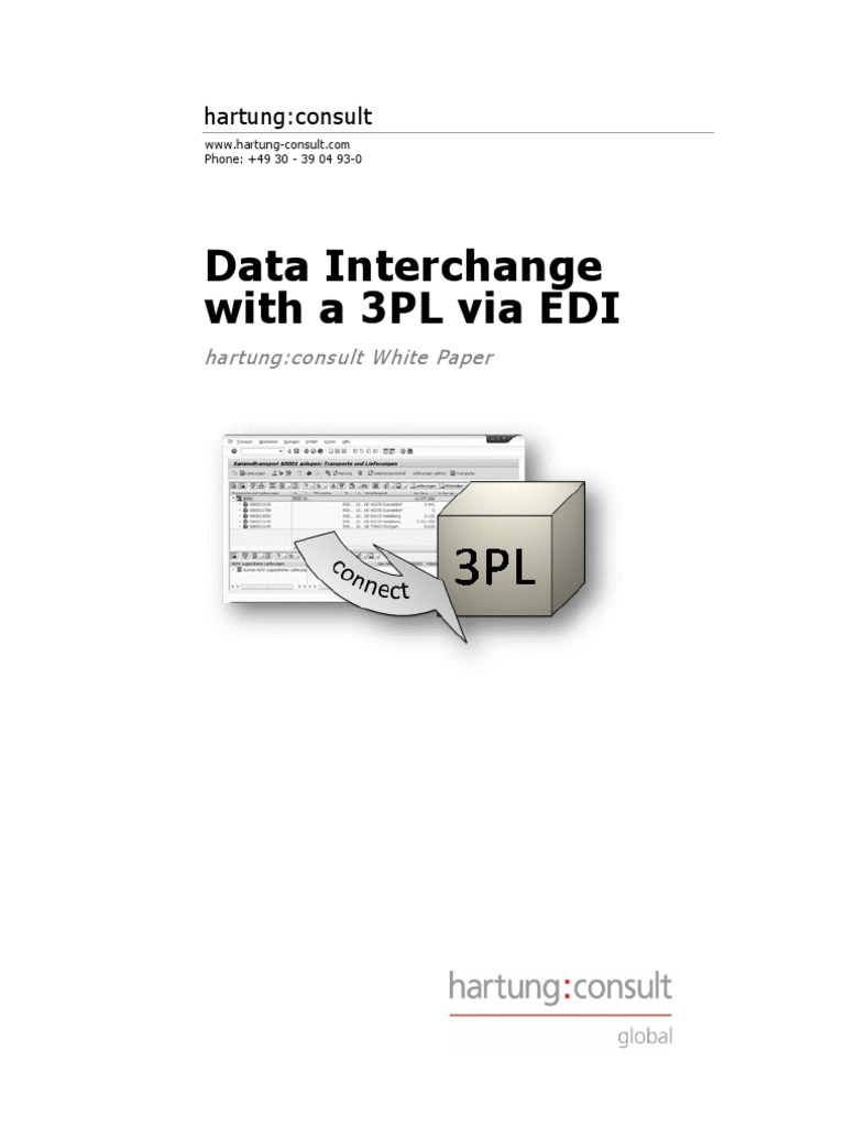 White Paper 3PL EDI English | PDF | Electronic Data Interchange | Business