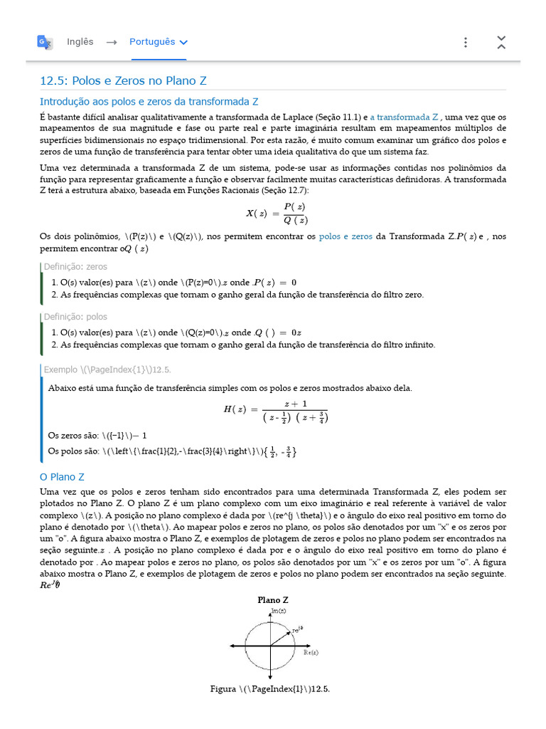 Polos e Zeros na Transformada Z | PDF | Causalidade | Matlab