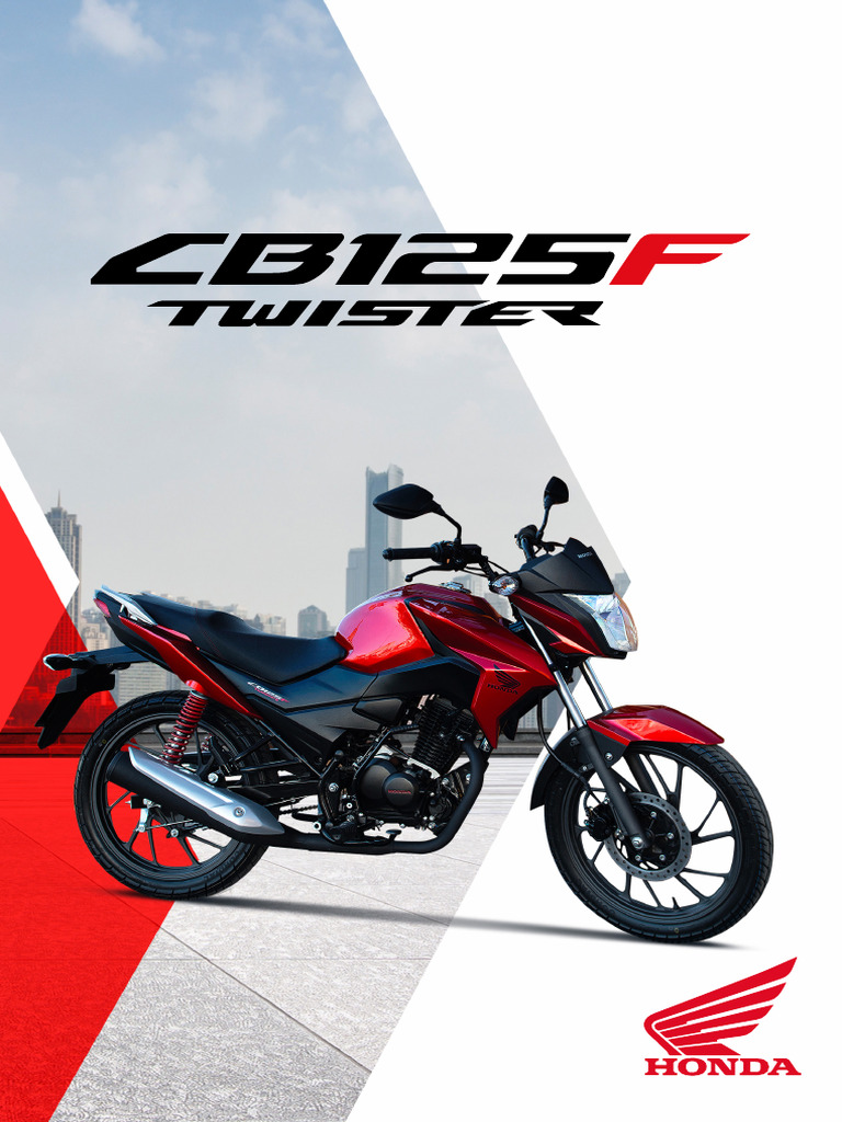 Honda CB125F Twister: Potencia y Estilo | PDF | Motocicleta | Vehículo ...