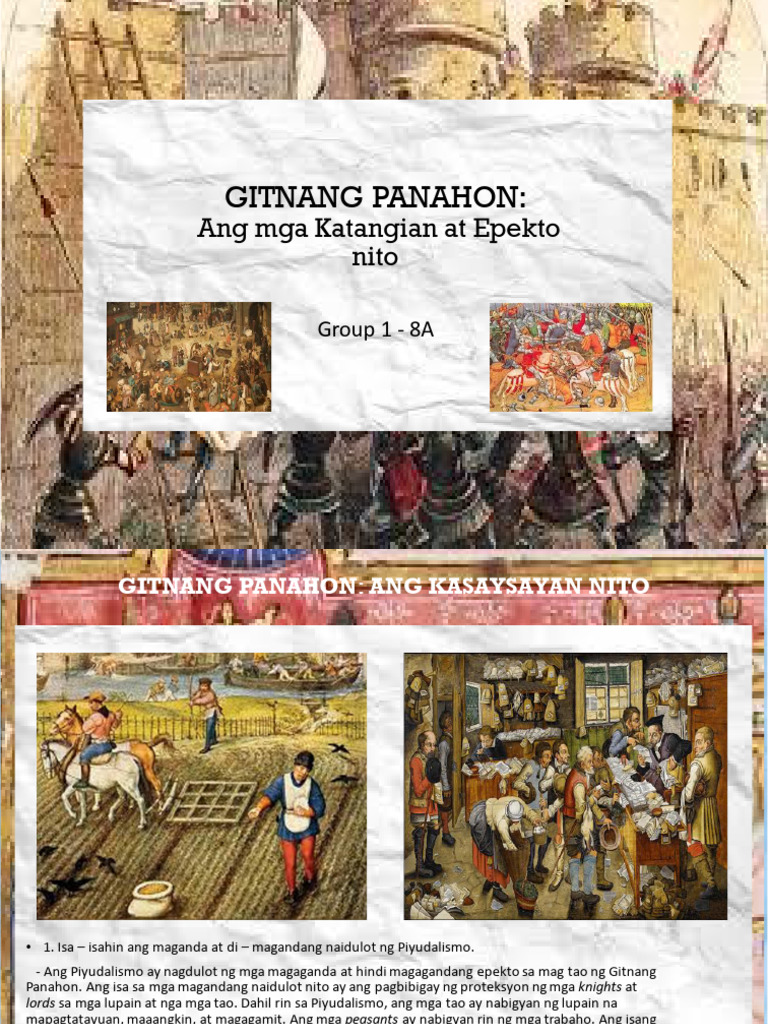 Gitnang Panahon or Middle Ages | PDF