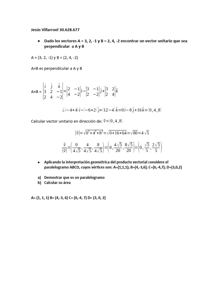 Algebra Vectorial | PDF | Vector Euclidiano | Álgebra