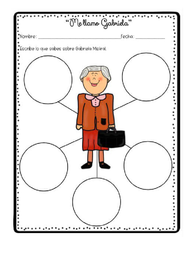 Actividad de Gabriela Mistral | PDF