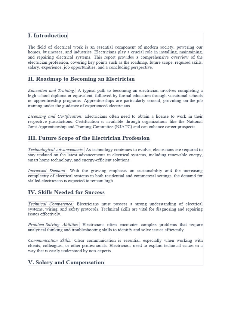 Electrician | PDF | Electrician | Apprenticeship