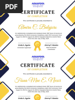 Certificate OJT Template | PDF