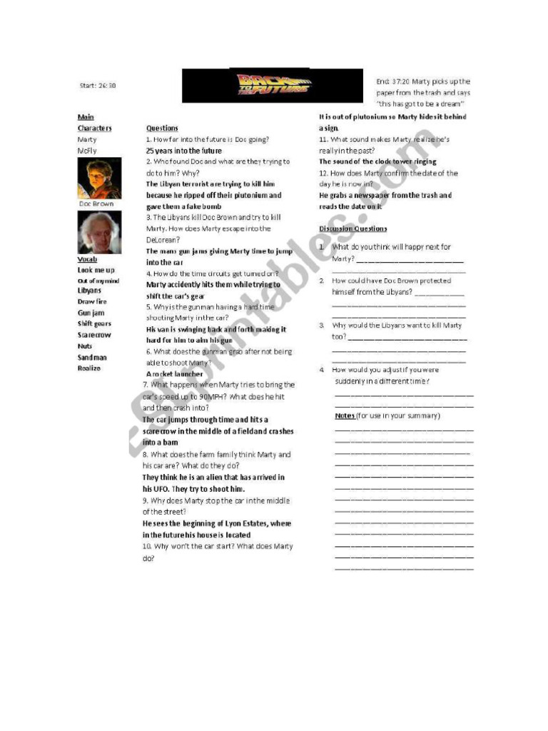 Back To The Future | PDF