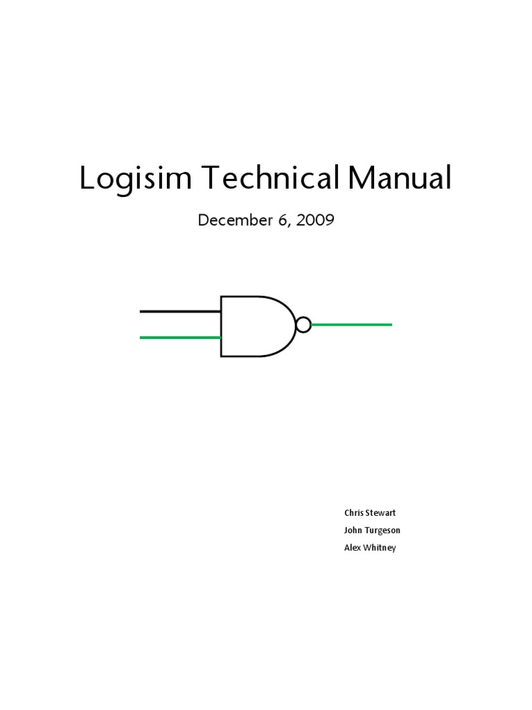 Logisim Technical Manual | PDF | Class (Computer Programming) | Library (Computing)