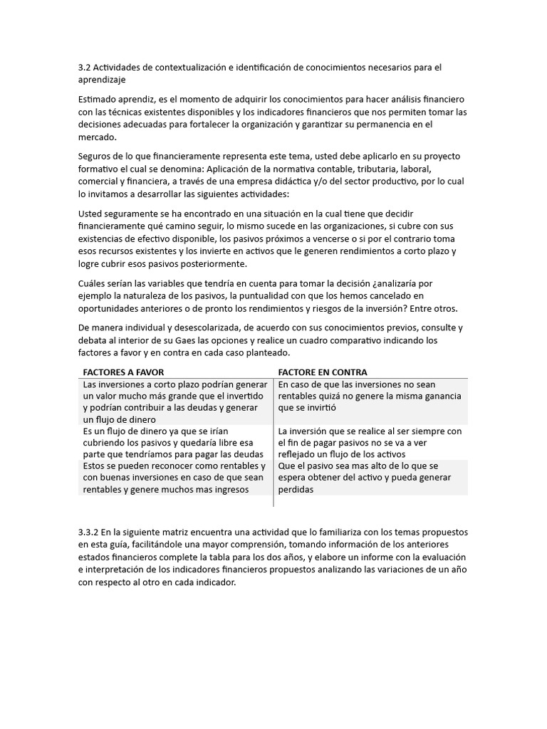 Guia 31 | PDF | Economía Financiera | Ciencias económicas