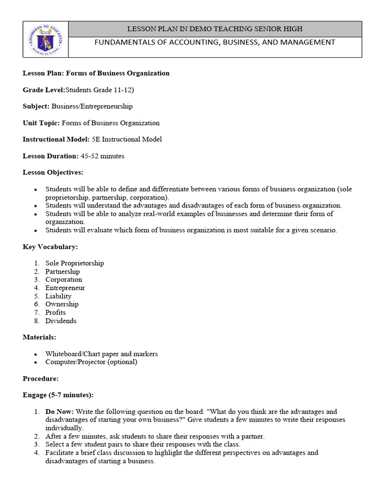 Lesson-Plan Rudy Hope | PDF | Lesson Plan | Partnership