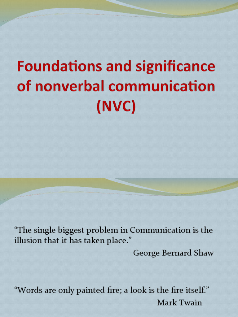 NVC Foundations and Decoding | PDF | Nonverbal Communication ...