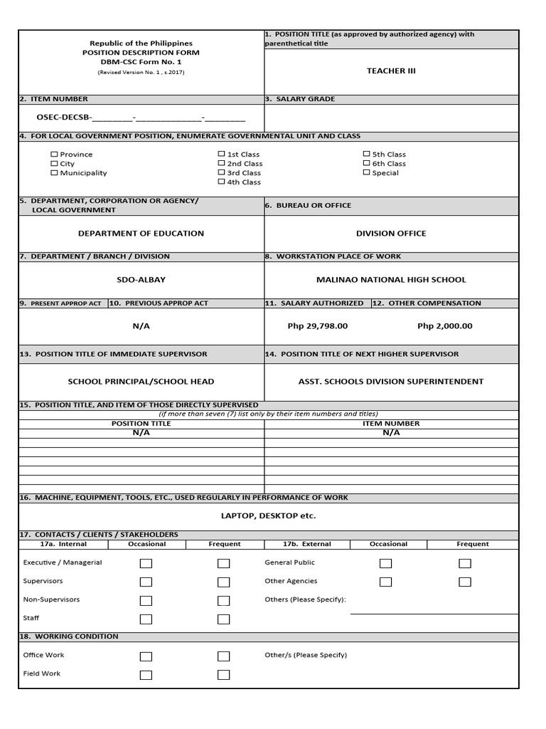 PDF Teacher 3 Reclass | PDF | Lesson Plan | Learning