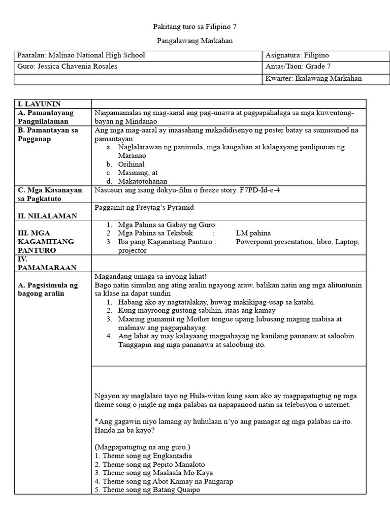 Freytags Pyramid | PDF