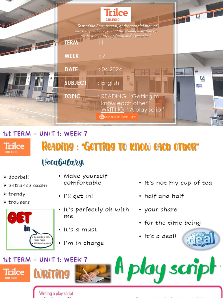 WEEK 7 - English - 5º SEC - LIGHT UP READING & WRITING | PDF