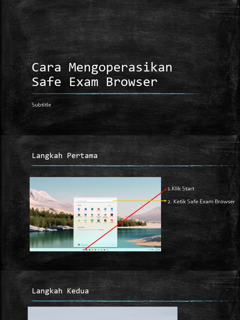 Panduan Instalasi Safe Exam Browser | PDF