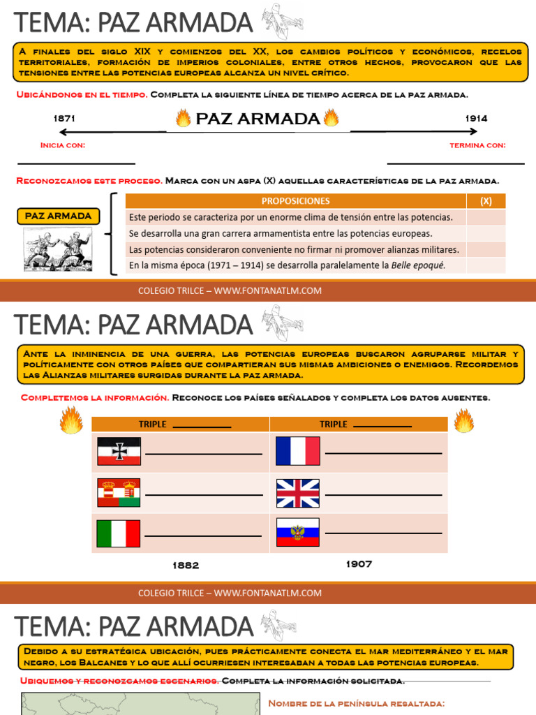 Paz Armada y Causas de la Gran Guerra | PDF | Primera Guerra Mundial ...