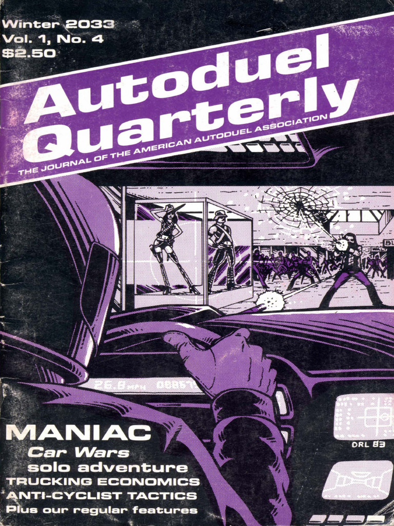 Autoduel Quarterly Volume 1 Number 4 ADQ | PDF | Truck Driver | Fires